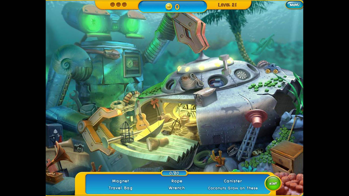 Enjoy fishy hidden object fun in Aquascapes!