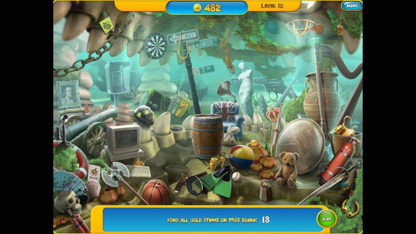 Enjoy fishy hidden object fun in Aquascapes!