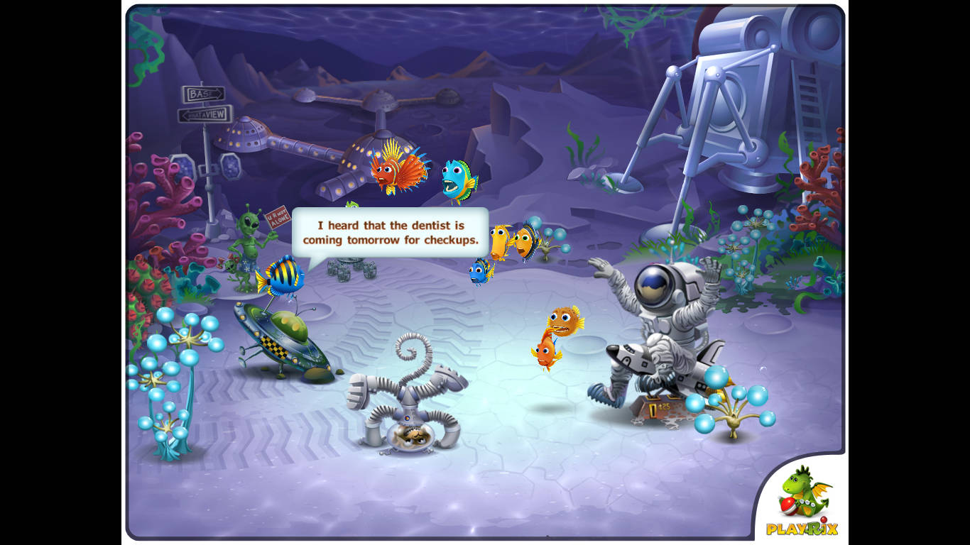 Play Match 3 games in Fishdom 3 and build your own aquarium!