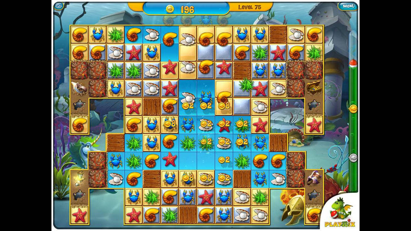 Play Match 3 games in Fishdom 3 and build your own aquarium!